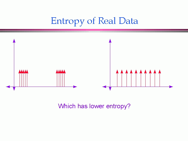 Entropy of Real Data
